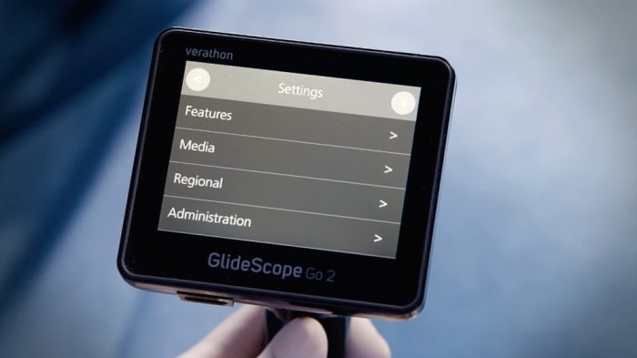 GlideScope GO – Portable Video Laryngoscope – Glomeda